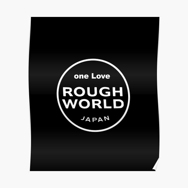 "RWB One Love Rough World Japan Rauh Welt Begriff Red Box Logo " Poster ...
