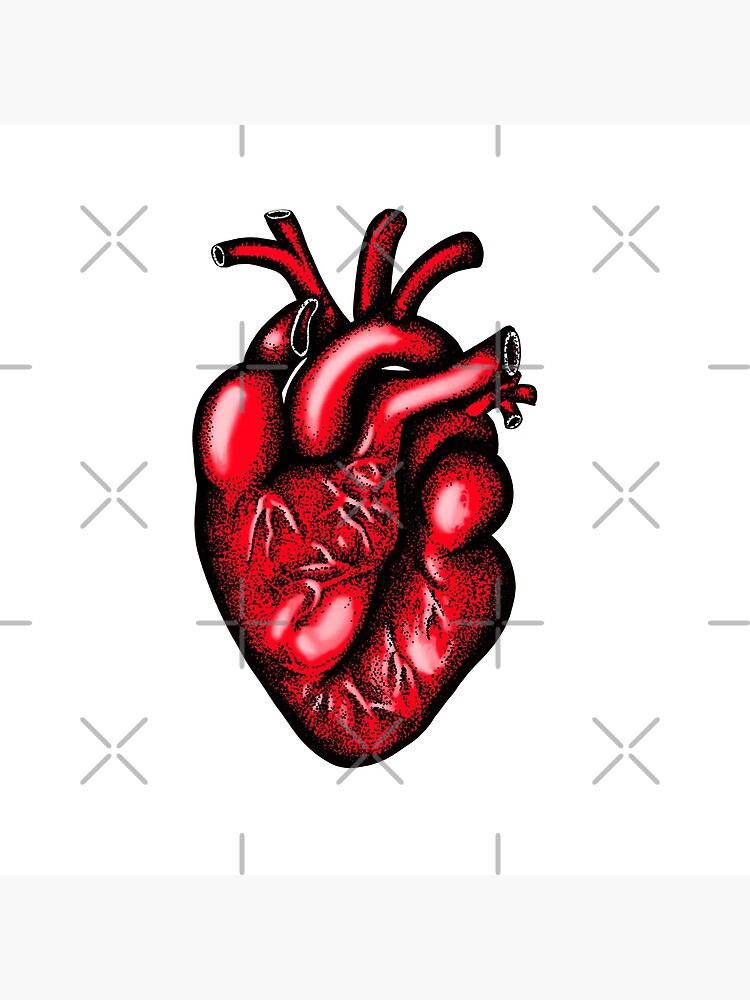 Heart Poster By Fakeface Redbubble heart-poster-by-fakeface-redbubble