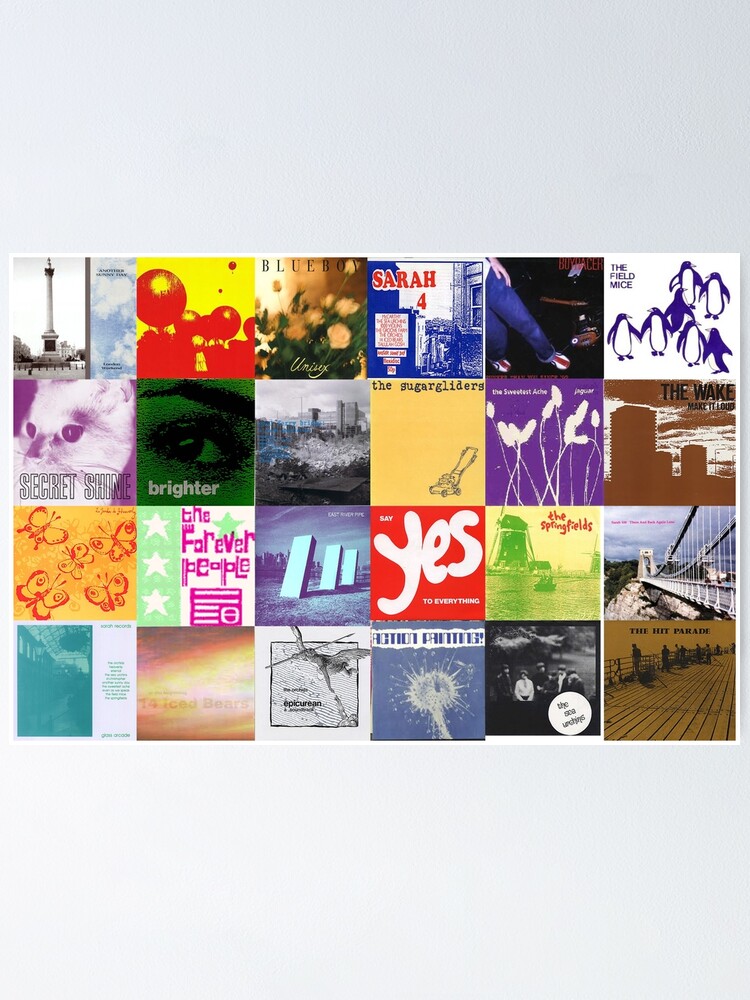 "Sarah Records artwork" Poster for Sale by jac0bcutts | Redbubble