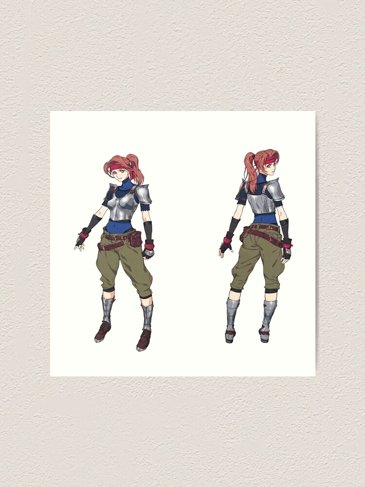 "Final Fantasy 7 Jessie Concept Art" Art Print for Sale by ...