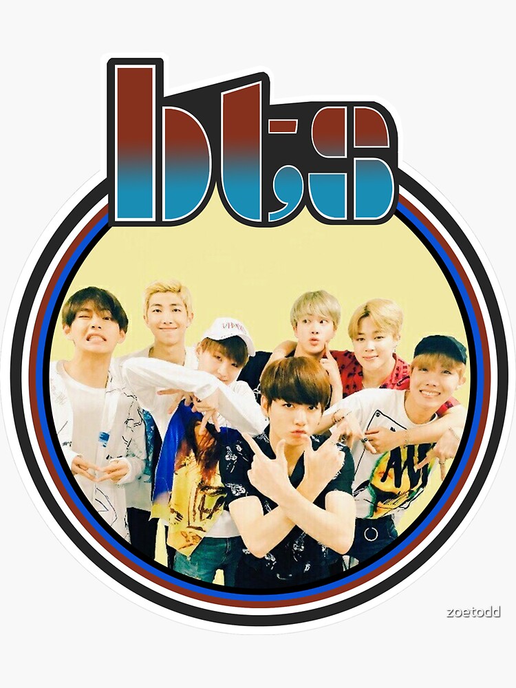 "BTS sticker (inspired by the DOORS)" Sticker for Sale by zoetodd ...