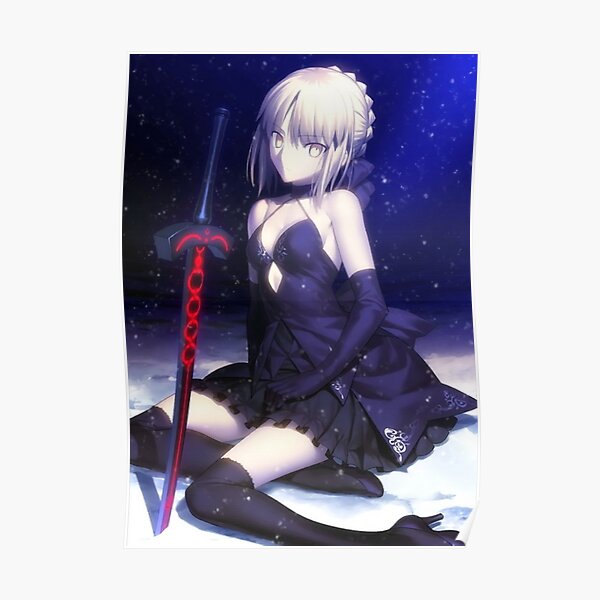 "Saber Alter FGO" Poster for Sale by Quemix | Redbubble