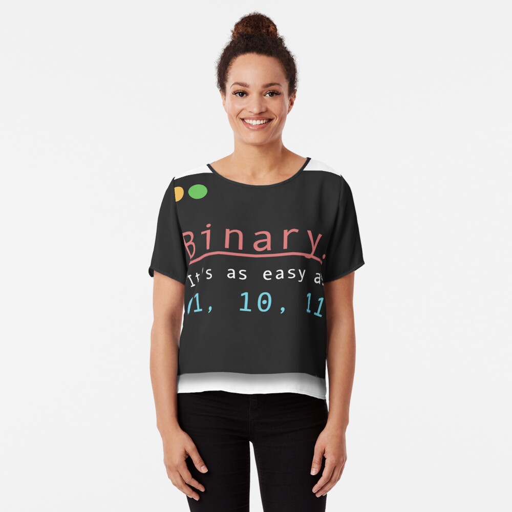"Binary" Sticker for Sale by Justina Designs | Redbubble