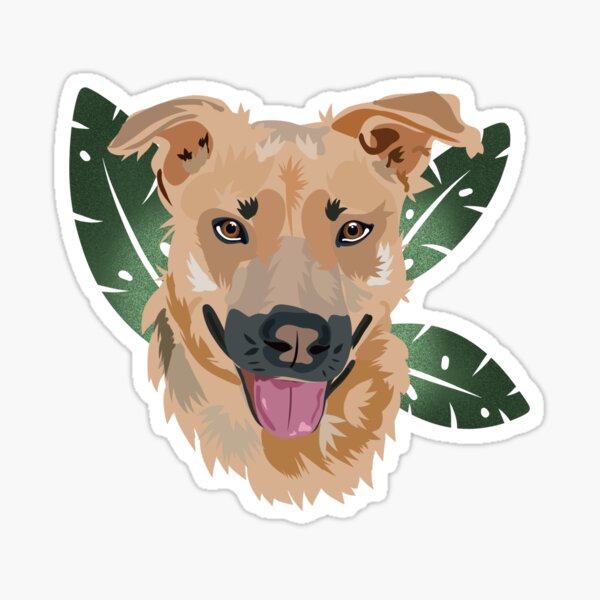 "Precious Pup" Sticker for Sale by taylorsarttable | Redbubble