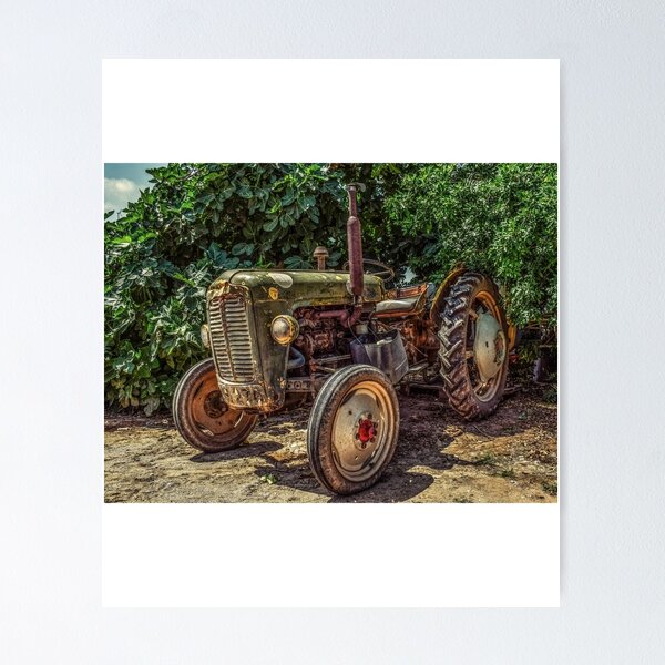 " Tractor in the grave yard, tractor cemetery." Poster for Sale by ...