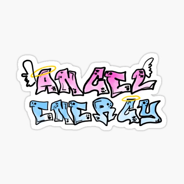 "Angel Energy" Sticker for Sale by ktfaithful | Redbubble