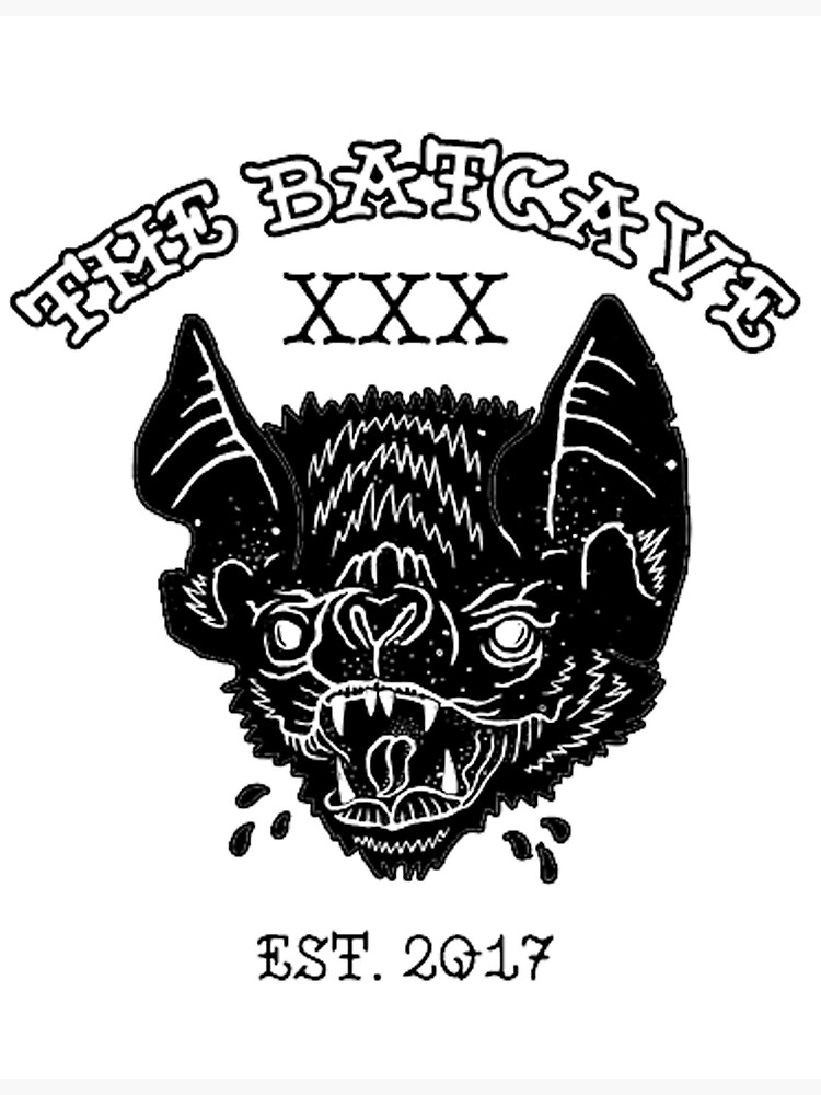 "The Bat Cave Bar" Poster by DeusMachinaArt | Redbubble