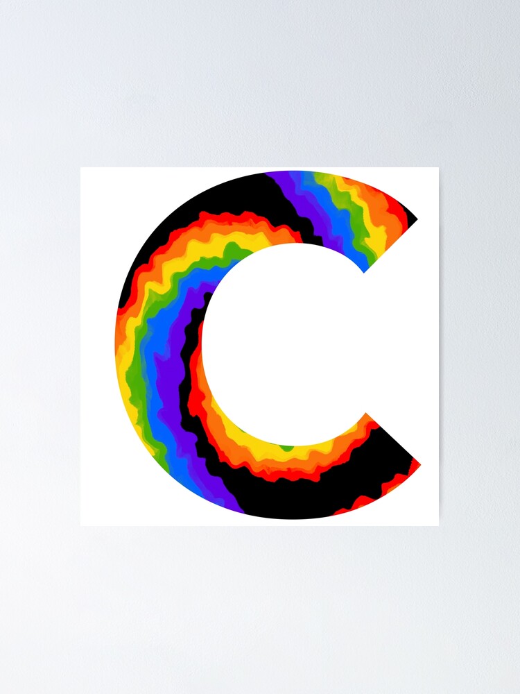 "Letter C Rainbow" Poster for Sale by NYXFN | Redbubble