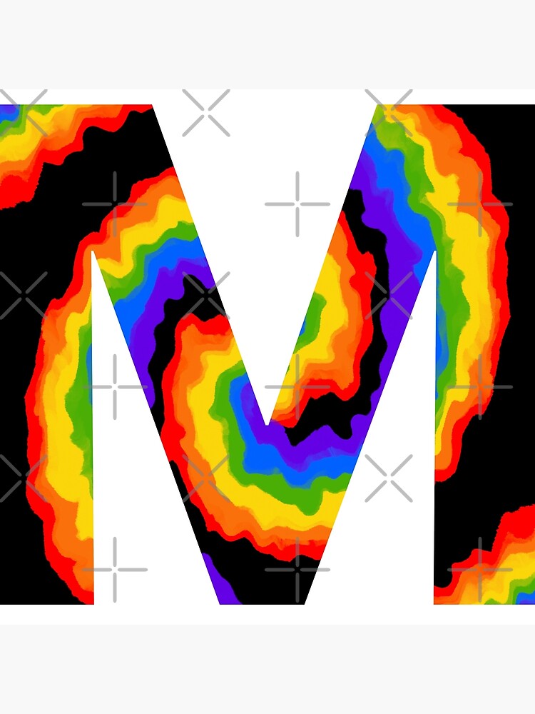 "Letter M Rainbow" Poster for Sale by NYXFN | Redbubble