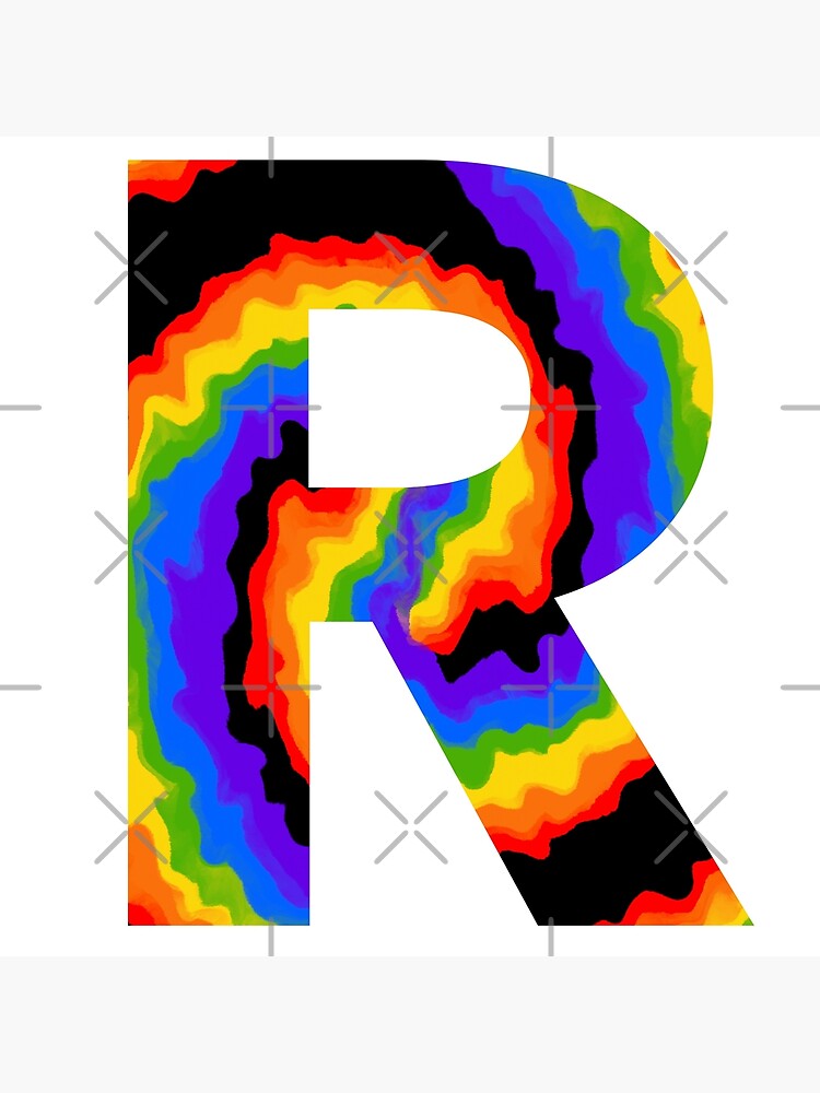 "Letter R Rainbow" Art Print for Sale by NYXFN | Redbubble