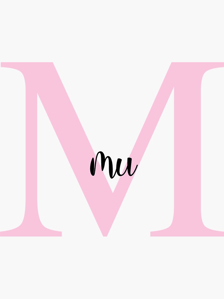 "mu sticker" Sticker by reaganhall18 | Redbubble