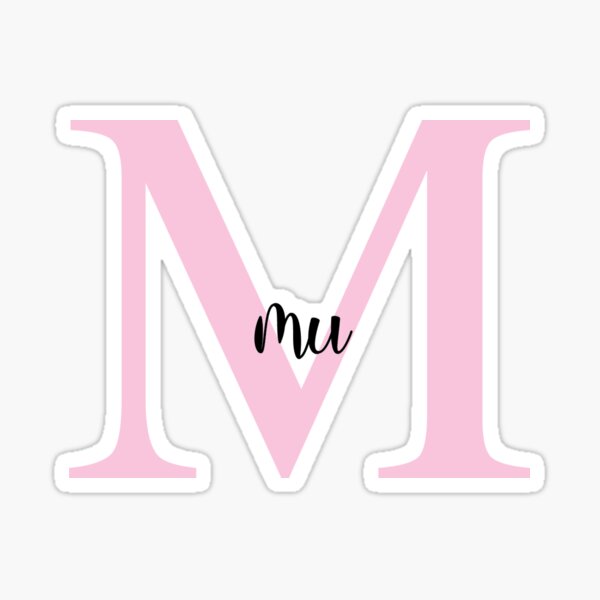 "mu sticker" Sticker by reaganhall18 | Redbubble