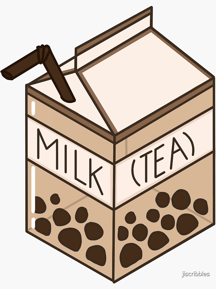 "Milk Tea" Sticker for Sale by jiscribbles | Redbubble