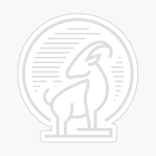 "Hip Goat Logo" Sticker for Sale by markz66 | Redbubble