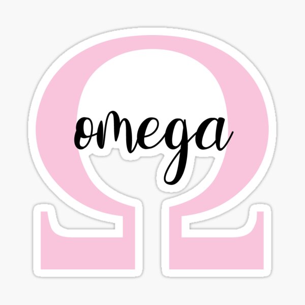 "omega sticker" Sticker for Sale by reaganhall18 | Redbubble