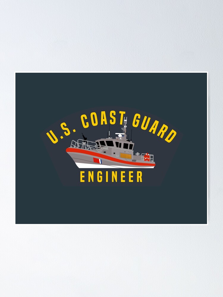 "Cover Art Series - Coast Guard 45 Engineer" Poster by AlwaysReadyCltv ...