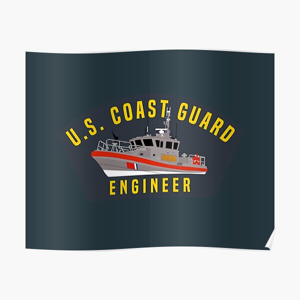 "Cover Art Series - Coast Guard 45 Engineer" Poster by AlwaysReadyCltv ...