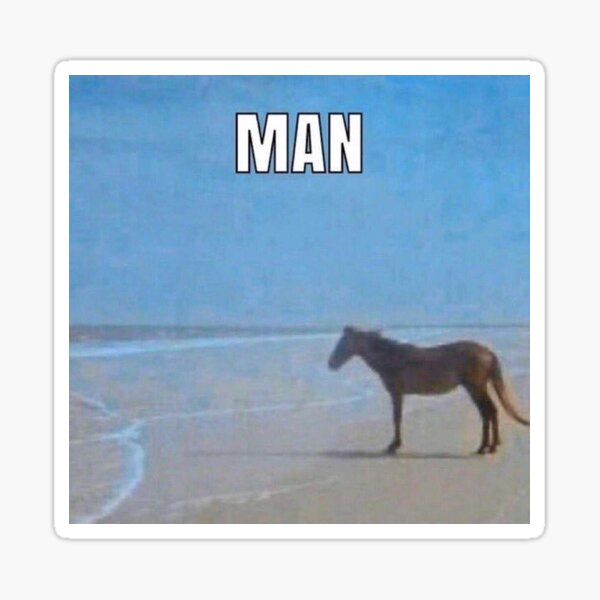 "Man" Sticker for Sale by spacephan | Redbubble