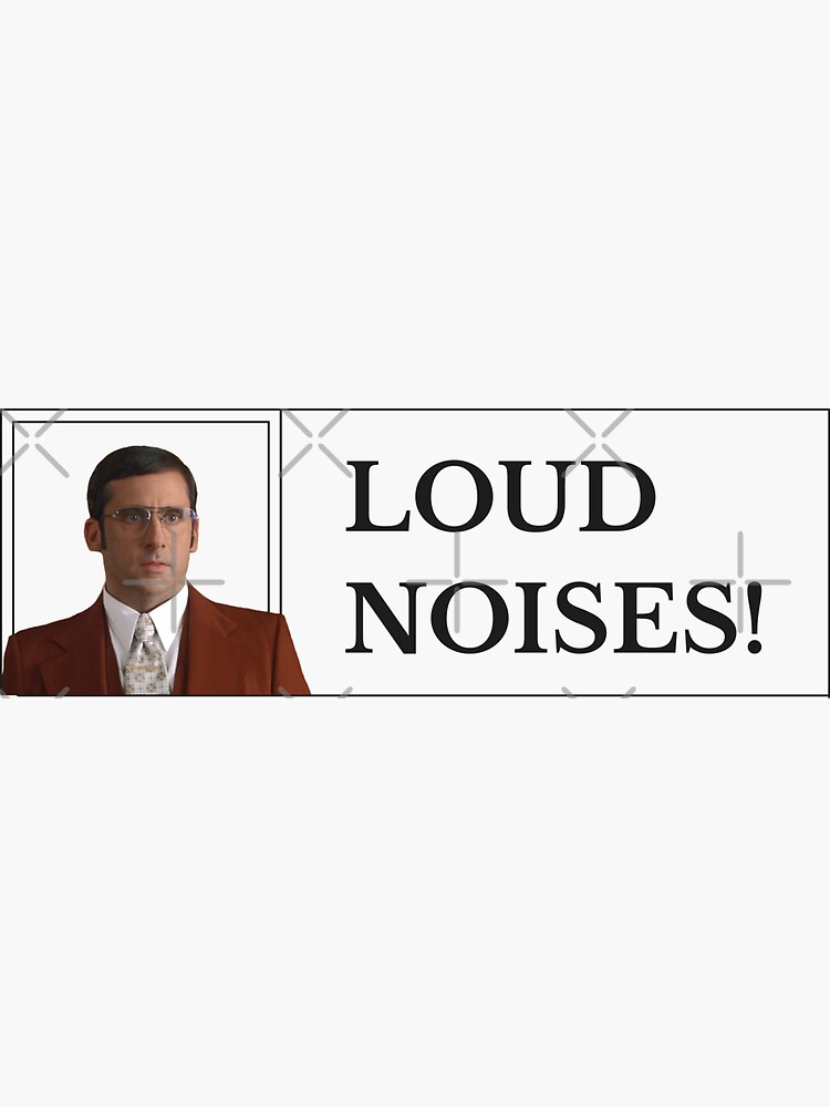 "Loud Noises!" Sticker by Primotees | Redbubble