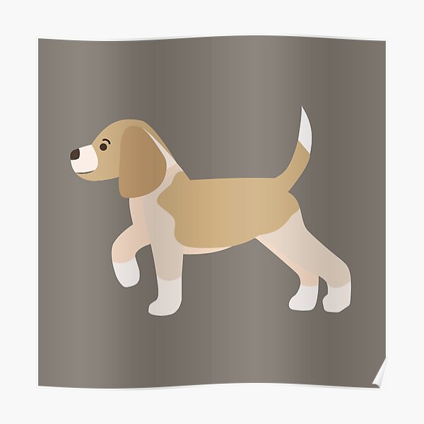 Lemon Beagle Wall Art | Redbubble