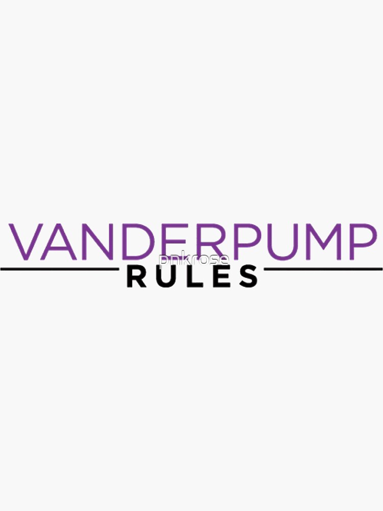 "vanderpump rules " Sticker for Sale by pnkrose | Redbubble