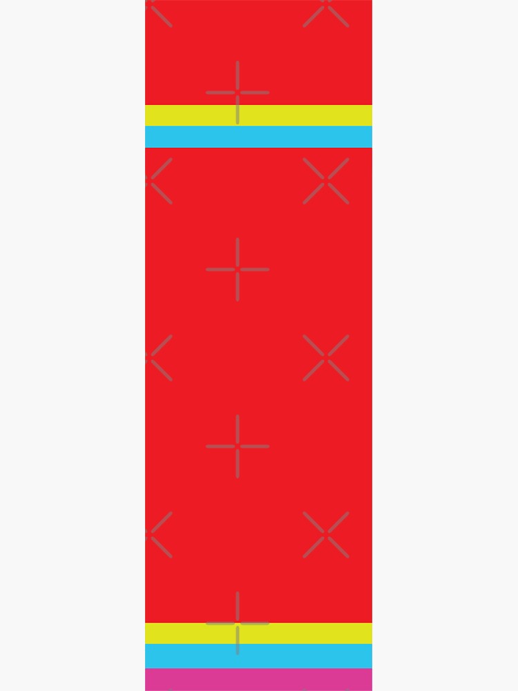 "Lower Case Letter I Monogram Offset Rainbow" Sticker for Sale by ...