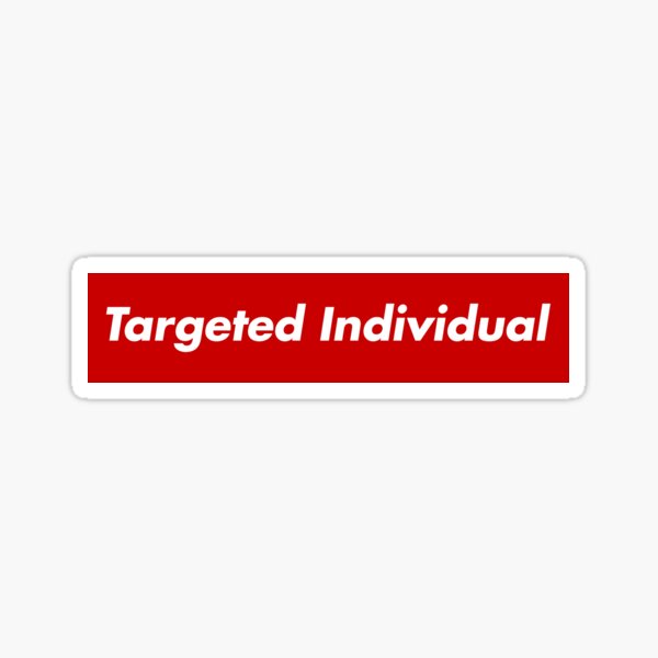"Targeted Individual Stop Gangstalking Psychoware MKULTRA" Sticker for ...