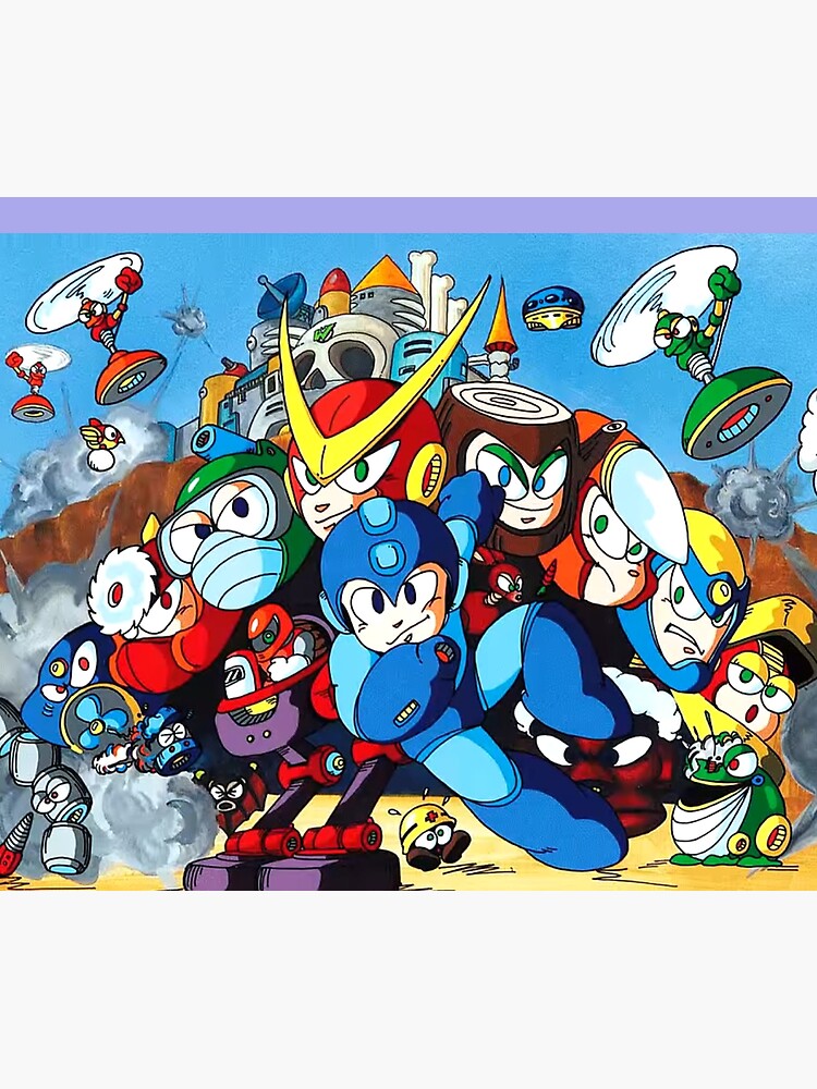"Mega Man 2 Art" Poster for Sale by infiniterivals | Redbubble