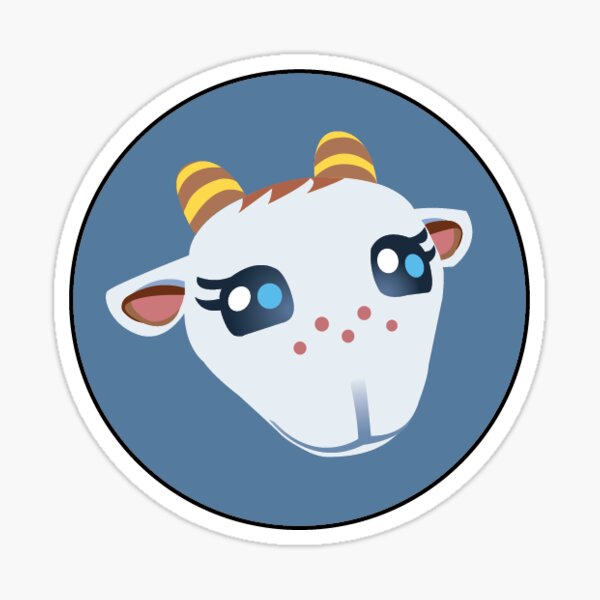 Animal Crossing Chevre Stickers | Redbubble