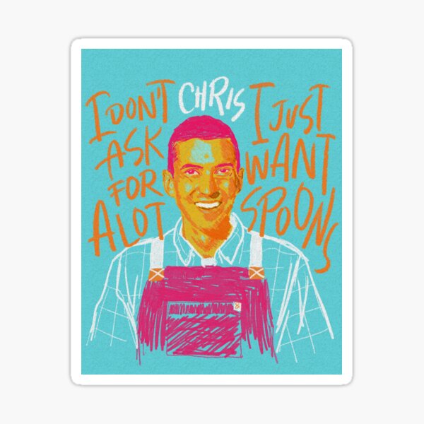 "Bon Appetit Test Kitchen - Chris" Sticker by deniseborja | Redbubble