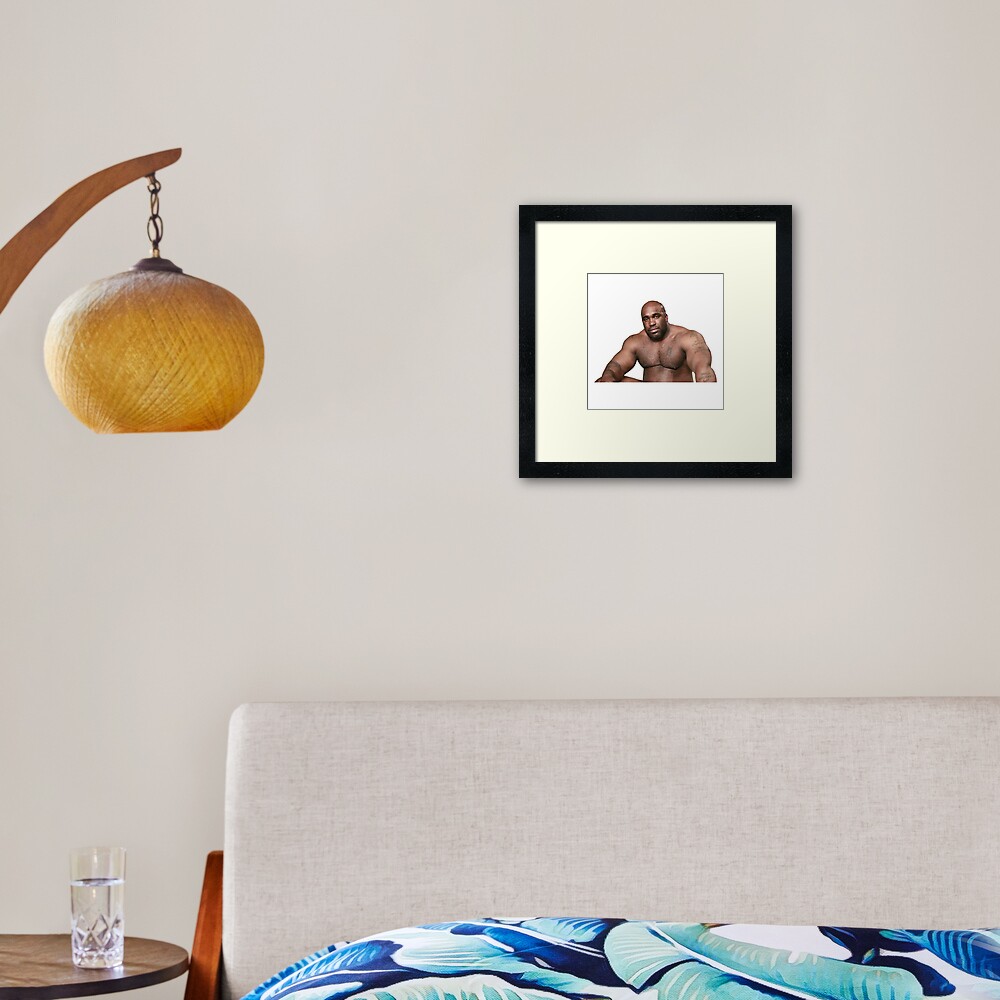 "Barry Wood sitting on bed" Framed Art Print for Sale by peteyboywonder ...