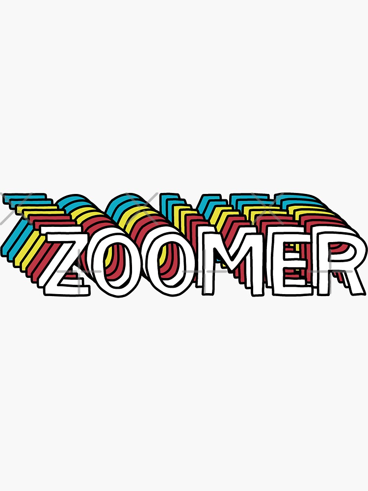 "Zoomer" Sticker by ValentinaHramov | Redbubble