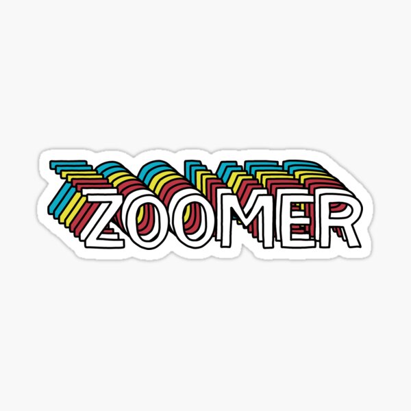 "Zoomer" Sticker by ValentinaHramov | Redbubble
