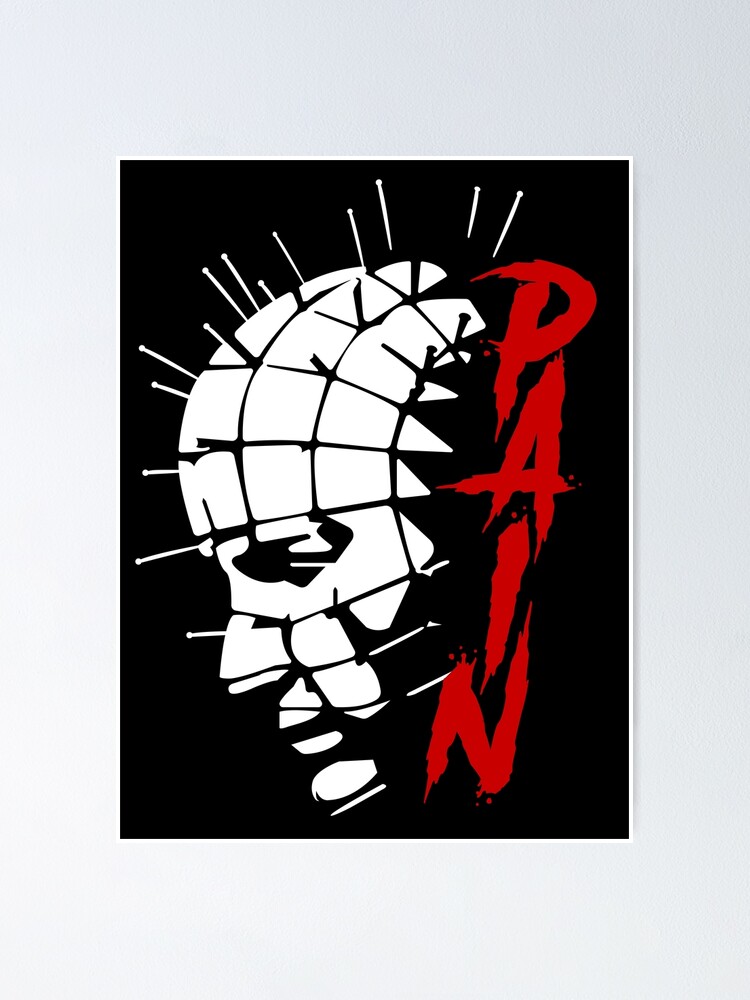"Pinhead Cenobite Pain" Poster for Sale by McPod | Redbubble