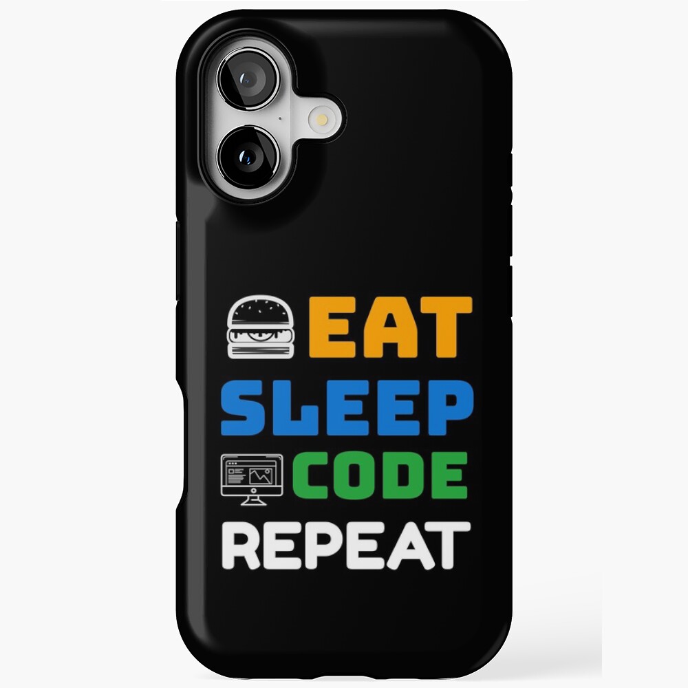 "Programmer: Eat, Sleep, Code, Repeat" Sticker for Sale by clubtee ...