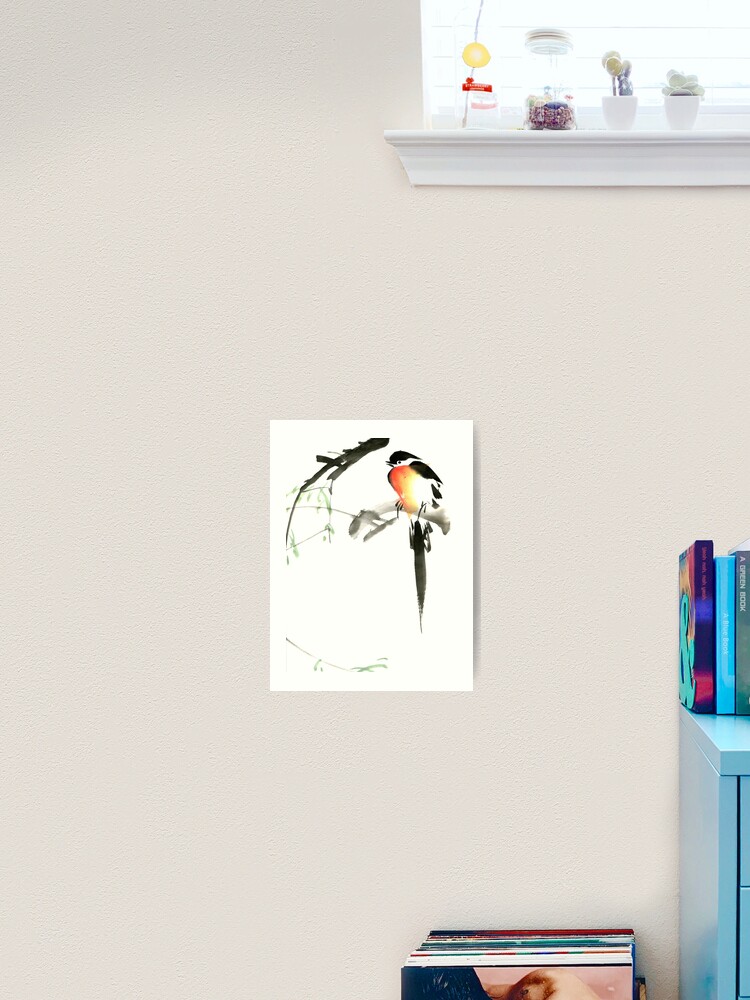 "Chinese Shui-mo(水墨)- Bird" Art Print for Sale by jasonksleung | Redbubble