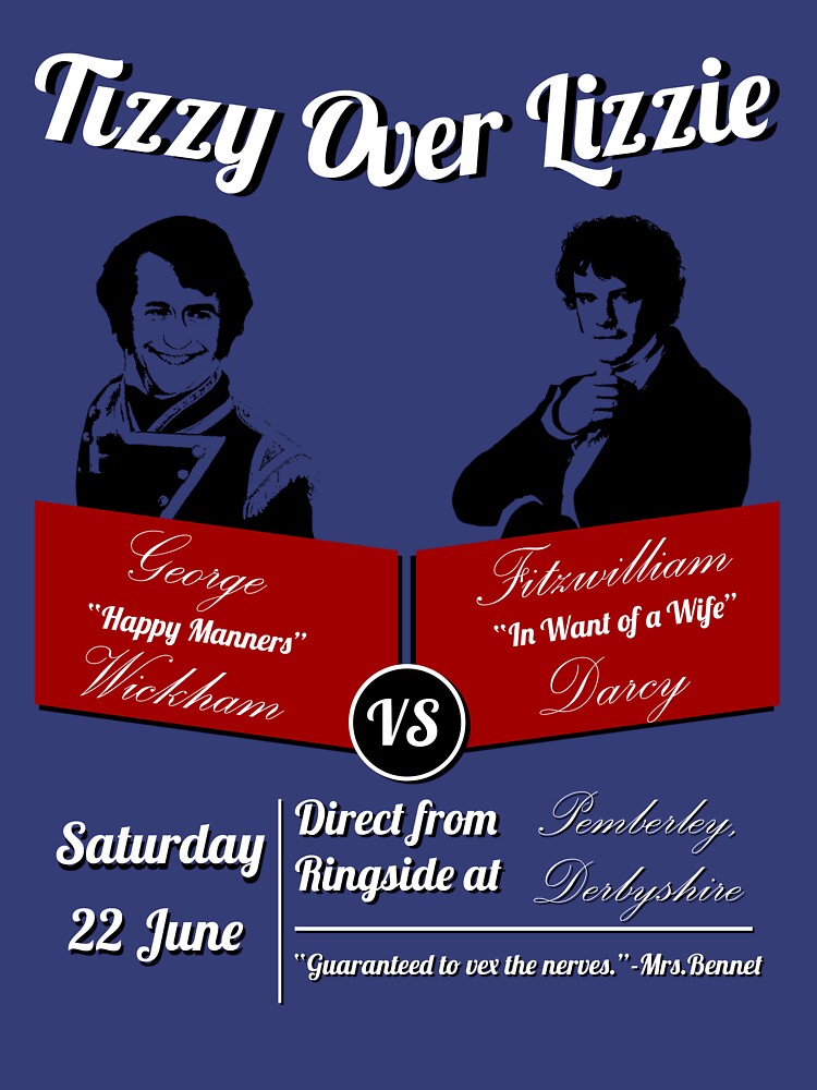 "Tizzy Over Lizzie" T-shirt for Sale by Anglofile | Redbubble | mr ...