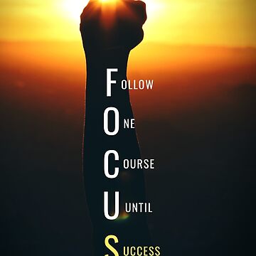 "Colorful Motivation - Follow One Course Until Success (FOCUS ...
