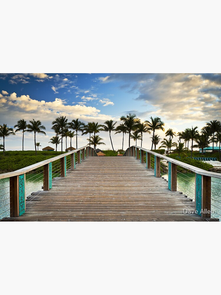 "Paradise Beach Tropical Palm Trees Islands Summer Vacation" Art Print ...