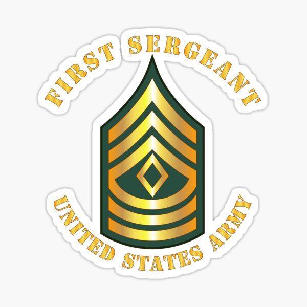 " Army - First Sergeant - 1SG" Sticker for Sale by twix123844 | Redbubble