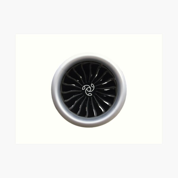 "Airliner jet engine GEnx Boeing 787" Art Print for Sale by oddpast ...