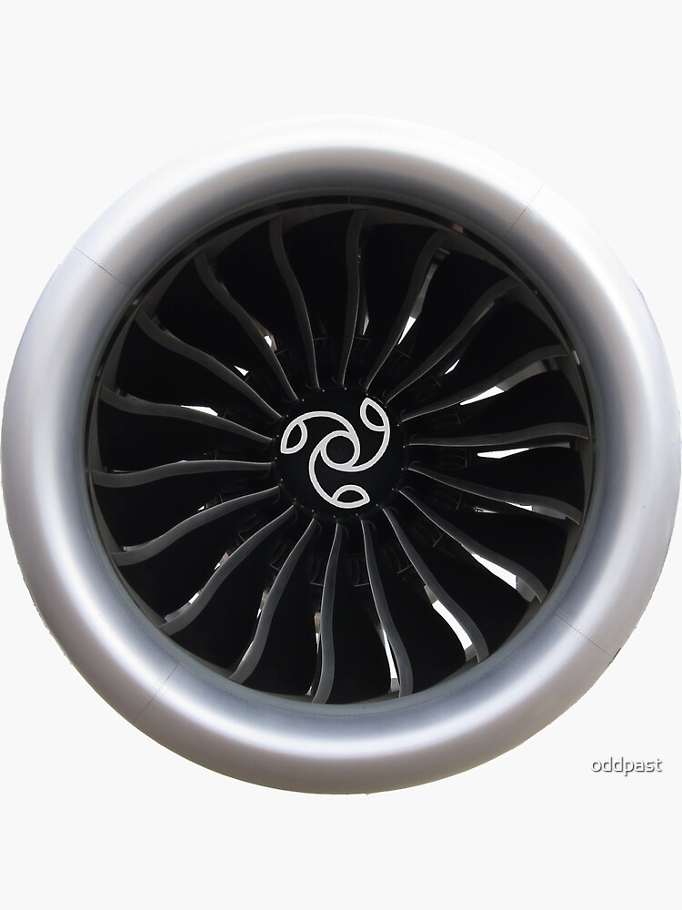 "Airliner jet engine GEnx Boeing 787" Sticker for Sale by oddpast ...