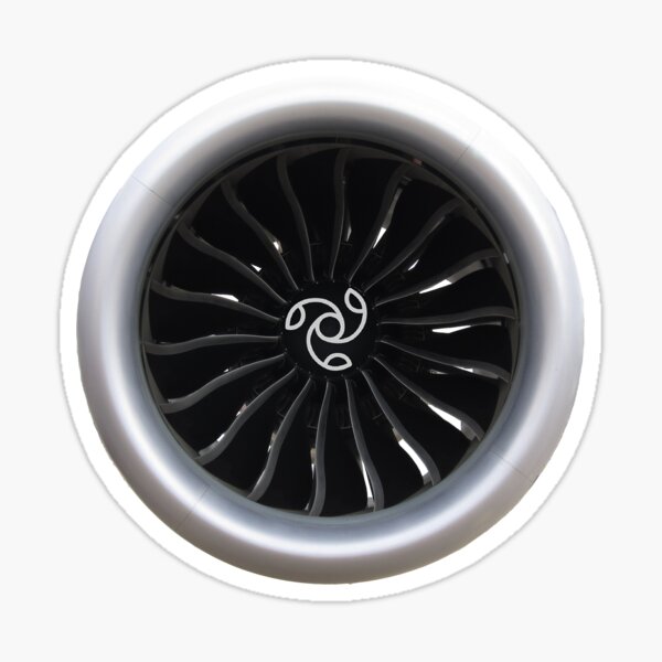 "Airliner jet engine GEnx Boeing 787" Sticker for Sale by oddpast ...