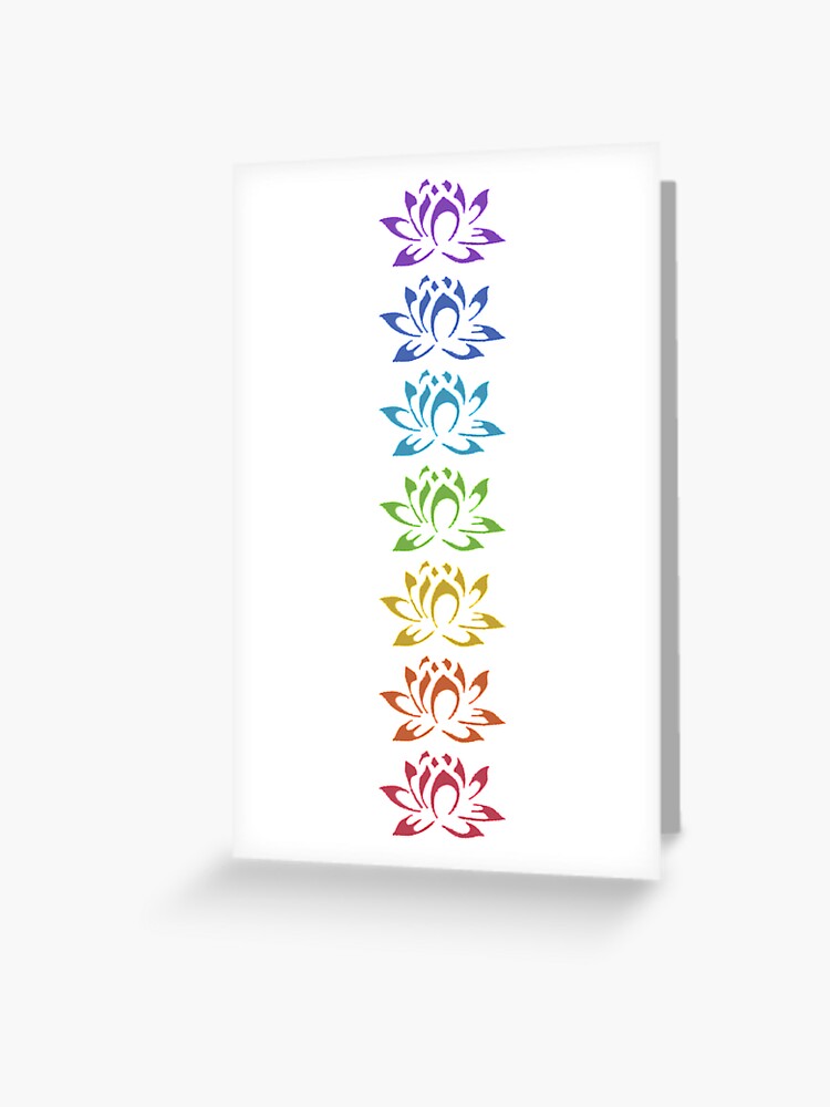 "seven lotus flowers" Greeting Card for Sale by offpeaktraveler | Redbubble