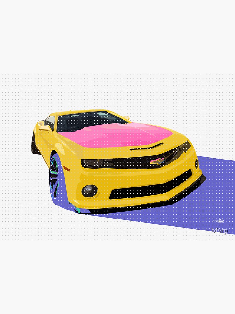 "Yellow Car" Sticker for Sale by bfvrp | Redbubble