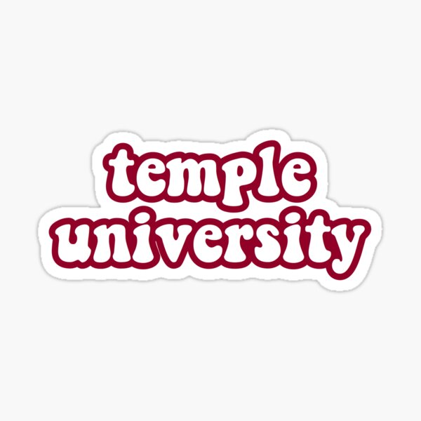 Temple University Stickers | Redbubble