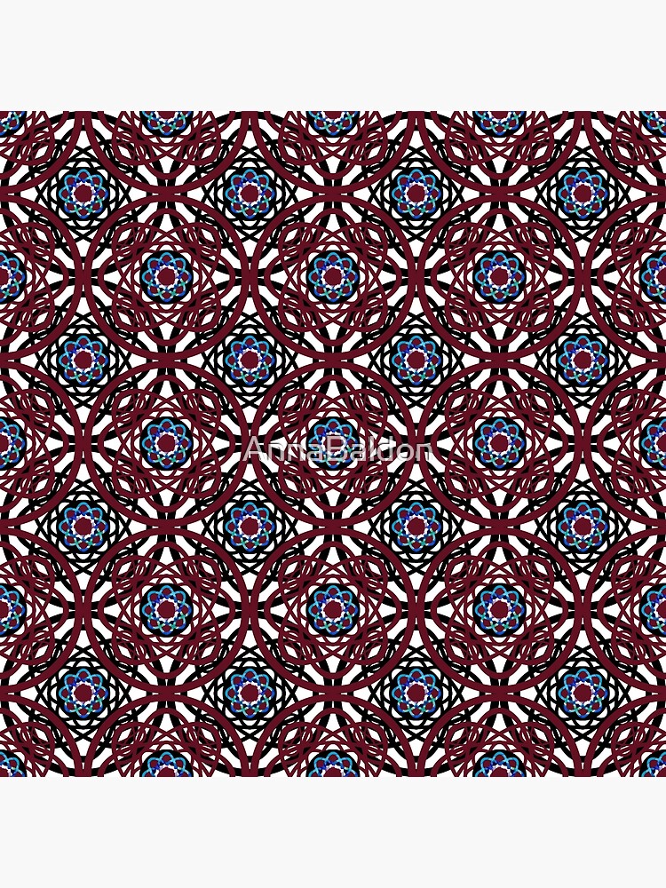 "rose window mandala pattern 1" Poster by AnnaBaldon | Redbubble