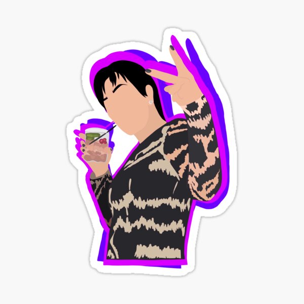 "Kris Jenner Peace Sign" Sticker for Sale by leacatt | Redbubble
