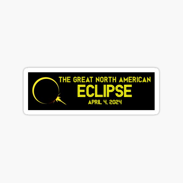 "Eclipse 2024 Sticker" Sticker by In-Situ | Redbubble