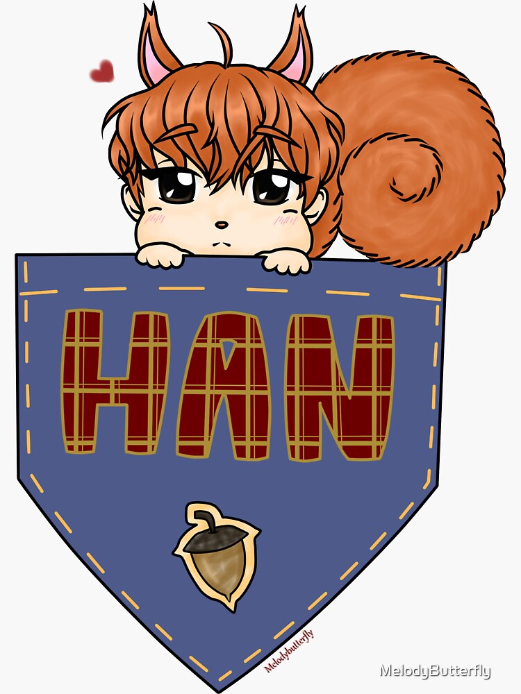 Chibi Han Stray Kids Sticker sold by Wager Vanda | SKU 4481553 ...